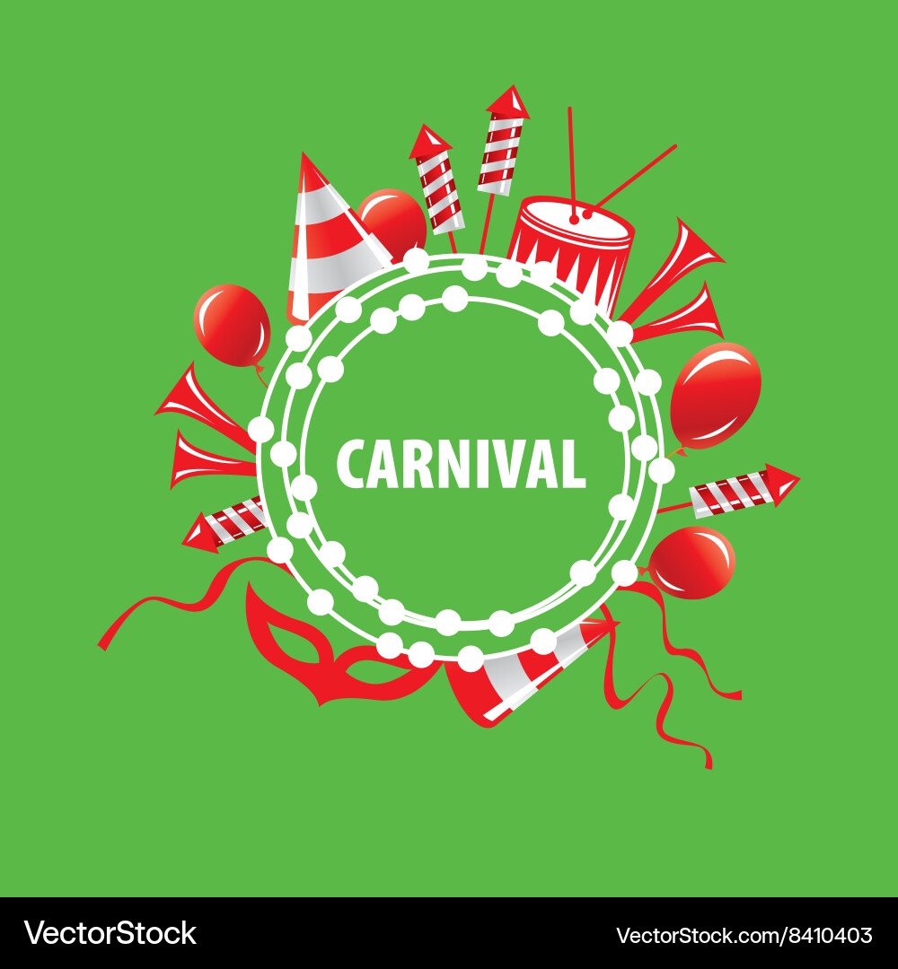 Carnival logo Royalty Free Vector Image - VectorStock