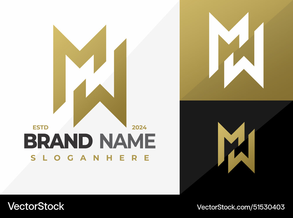 Logo Mw Monogram Vector Images (over 1,600)
