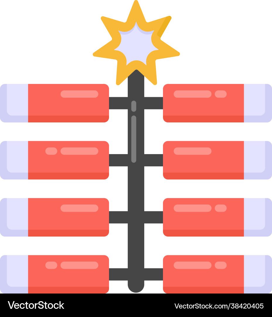 Chinese firecrackers Royalty Free Vector Image