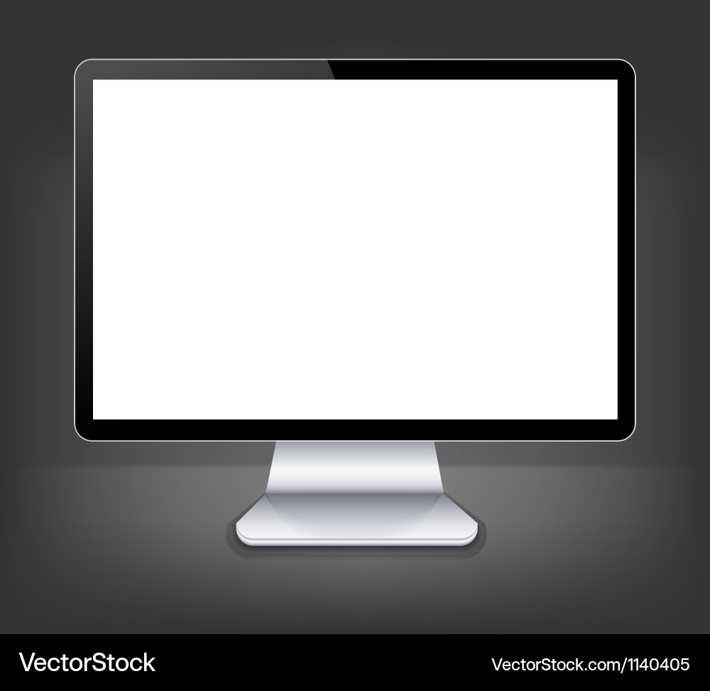 Computer displays Royalty Free Vector Image - VectorStock