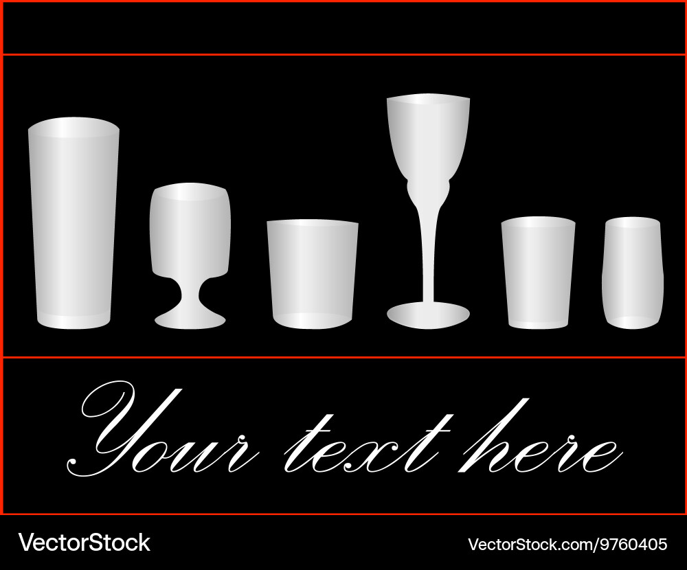 Glass Royalty Free Vector Image - VectorStock