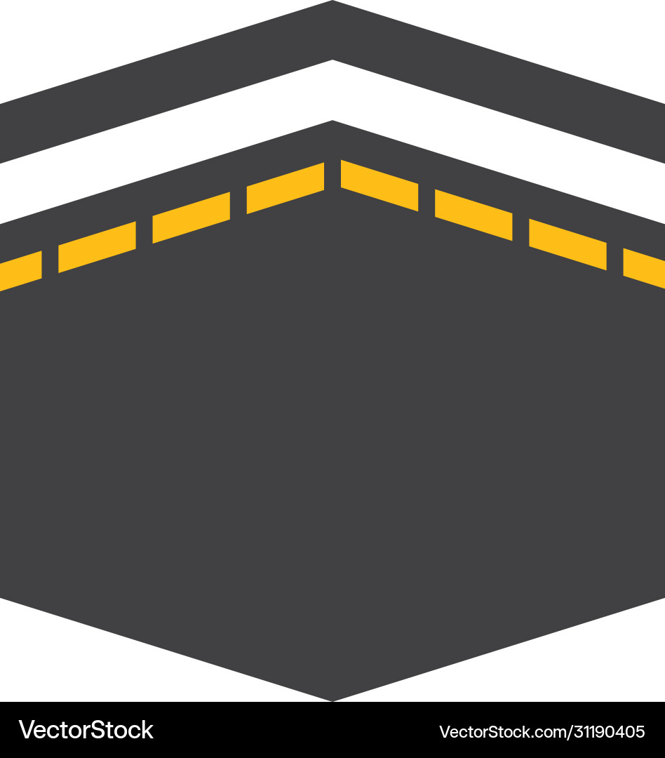 Kaaba logo Royalty Free Vector Image - VectorStock