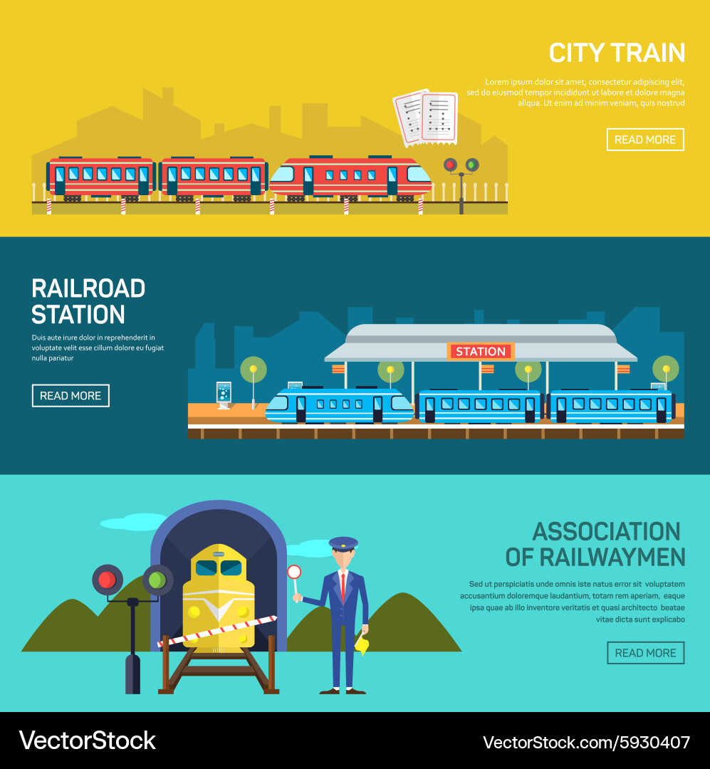 Bahnhof Icons - Eisenbahn-Set Lizenzfreies Vektorbild