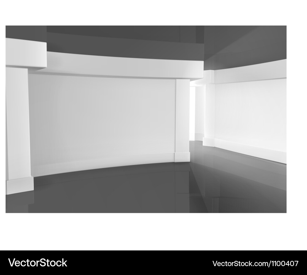 Empty room Royalty Free Vector Image - VectorStock