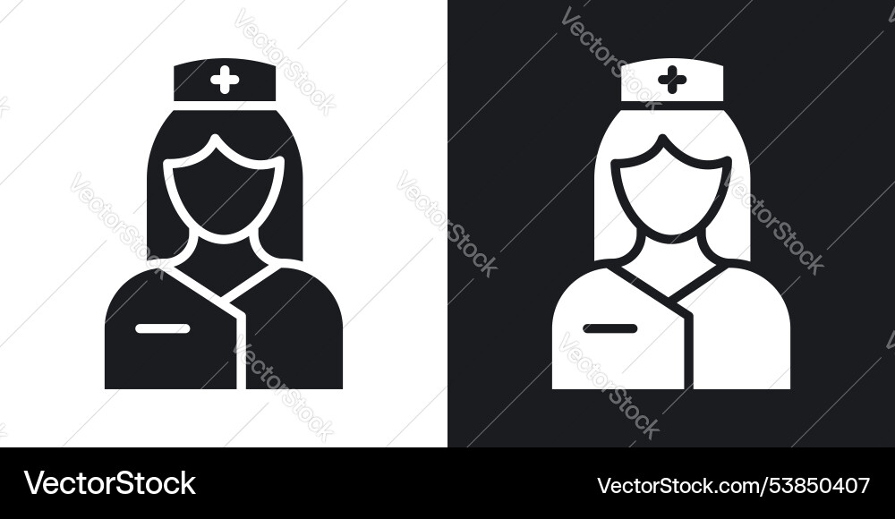 Nurse icon set Royalty Free Vector Image - VectorStock