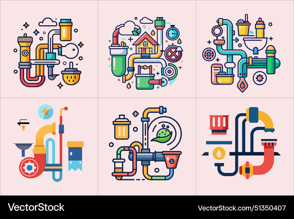 Print drain cleaner Royalty Free Vector Image - VectorStock