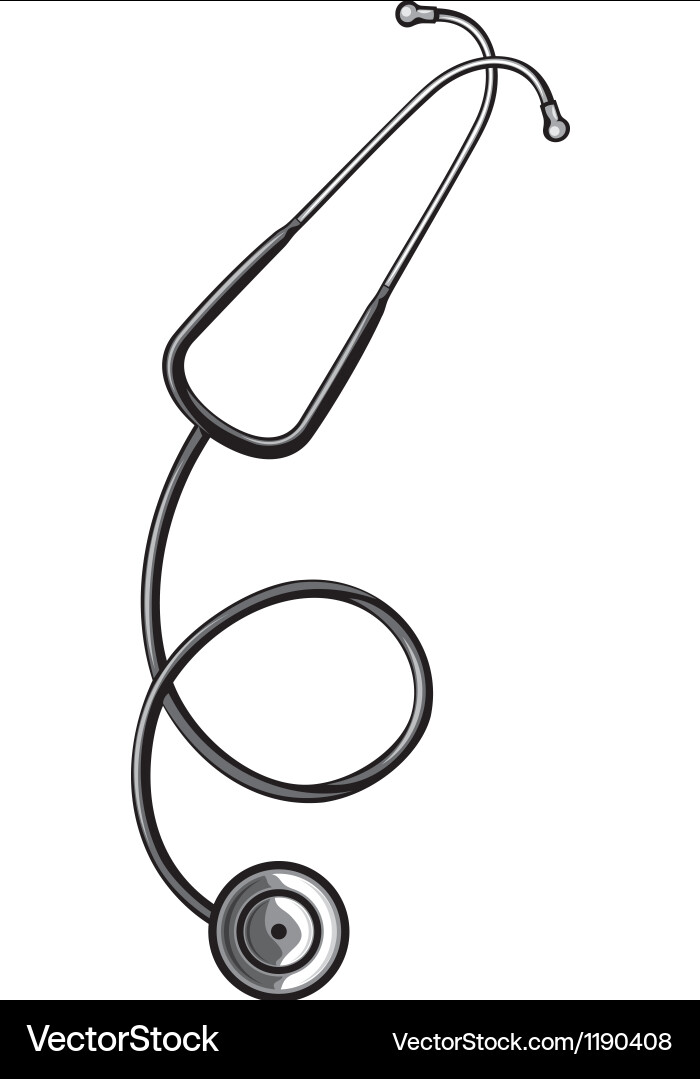 Medical stethoscope Royalty Free Vector Image - VectorStock
