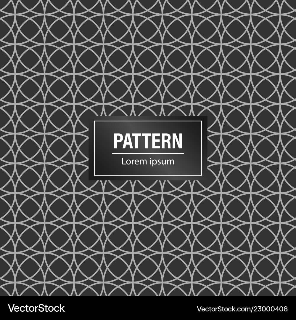 Minimal geometric pattern background black Vector Image