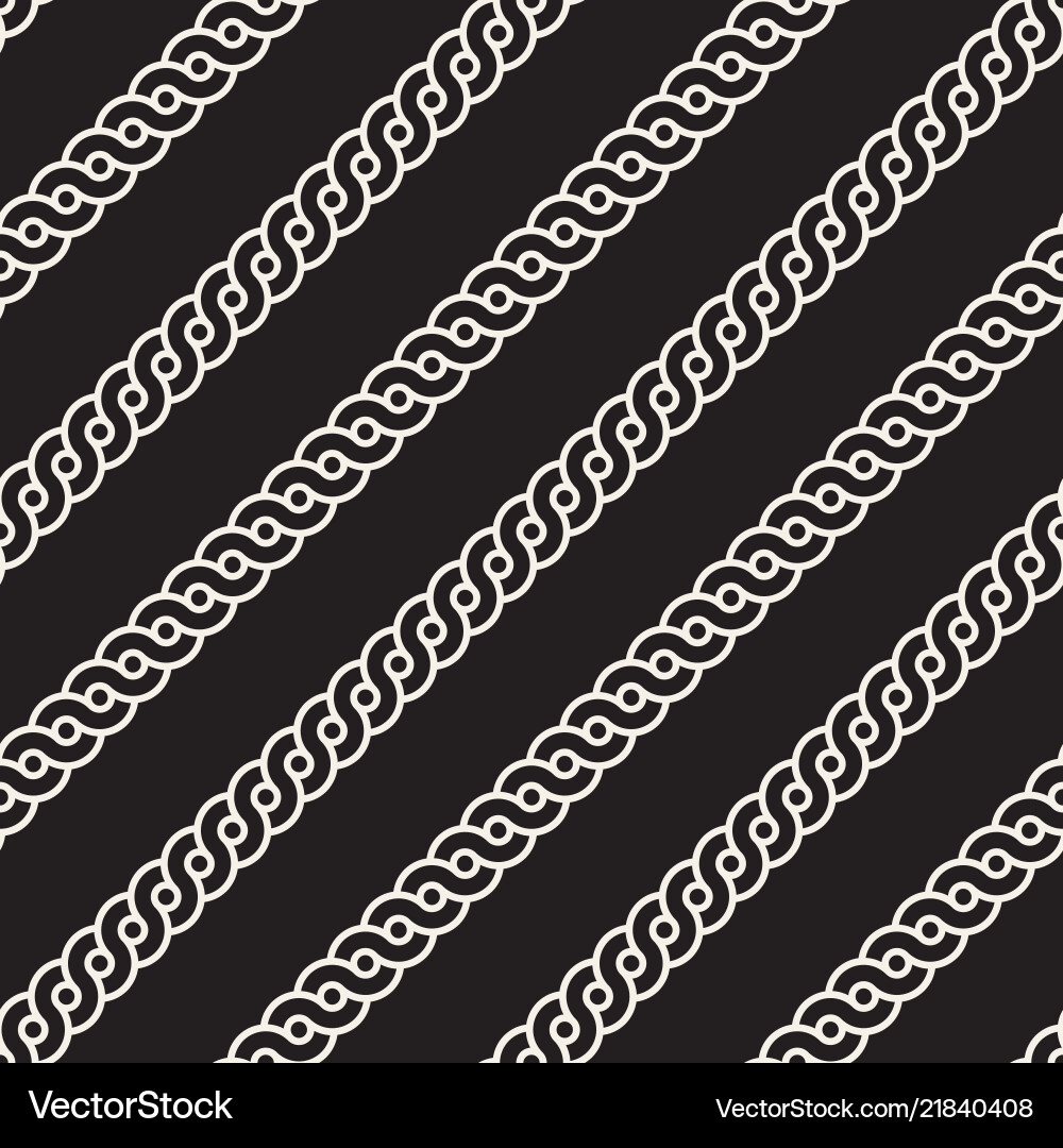 Seamless rounded interlacing lines pattern modern Vector Image Seamless rounded interlacing lines pattern modern Vector Image