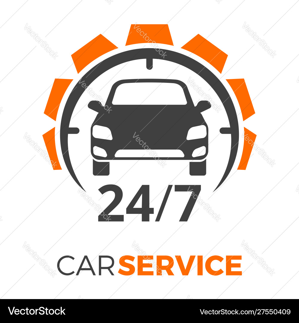 Car service logo Royalty Free Vector Image - VectorStock