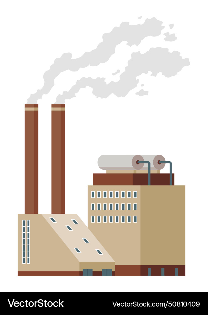 Factory industrial manufactory industrial Vector Image