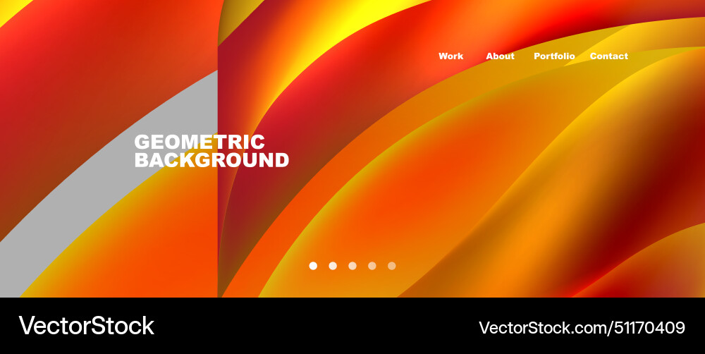 Geometric background resembling peach and orange Vector Image