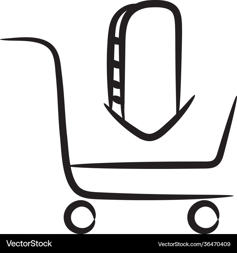 Save to cart Royalty Free Vector Image - VectorStock