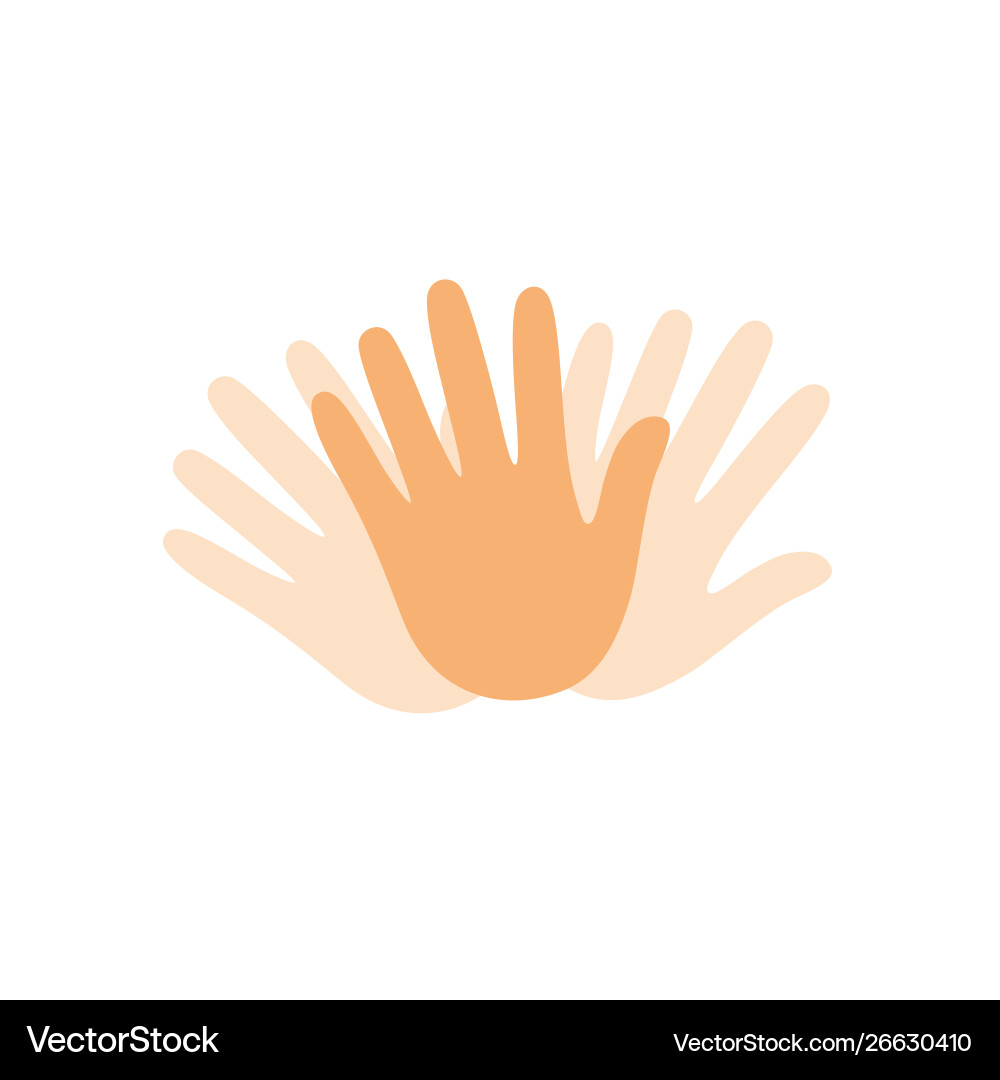 Hand Wave - Hello/Hi Gesture Royalty Free Vector Image