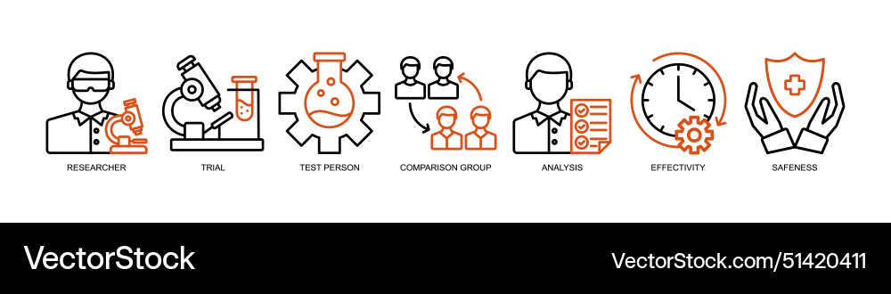 Clinical study Royalty Free Vector Image - VectorStock