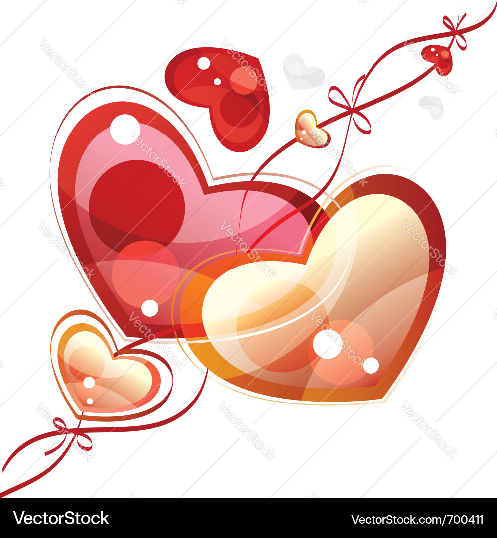 Heart background Royalty Free Vector Image - VectorStock