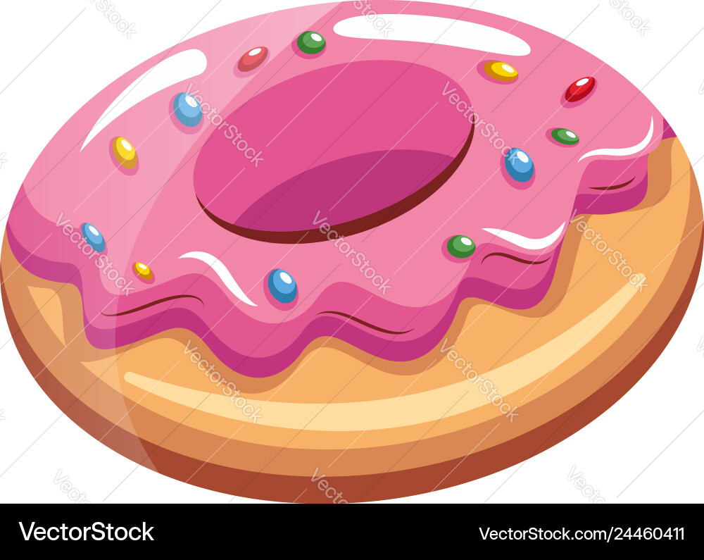 Pink choco pie color Royalty Free Vector Image