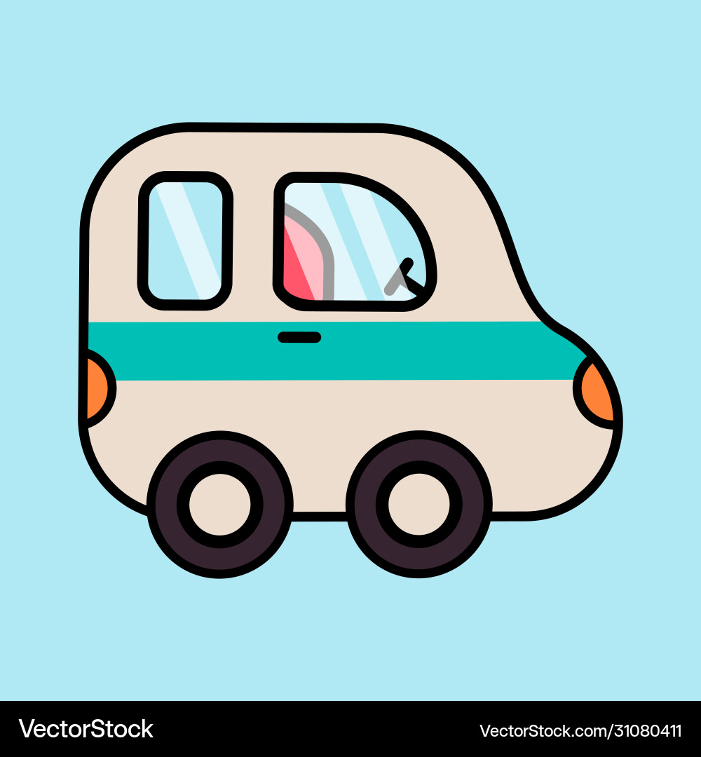 Toy car Royalty Free Vector Image - VectorStock
