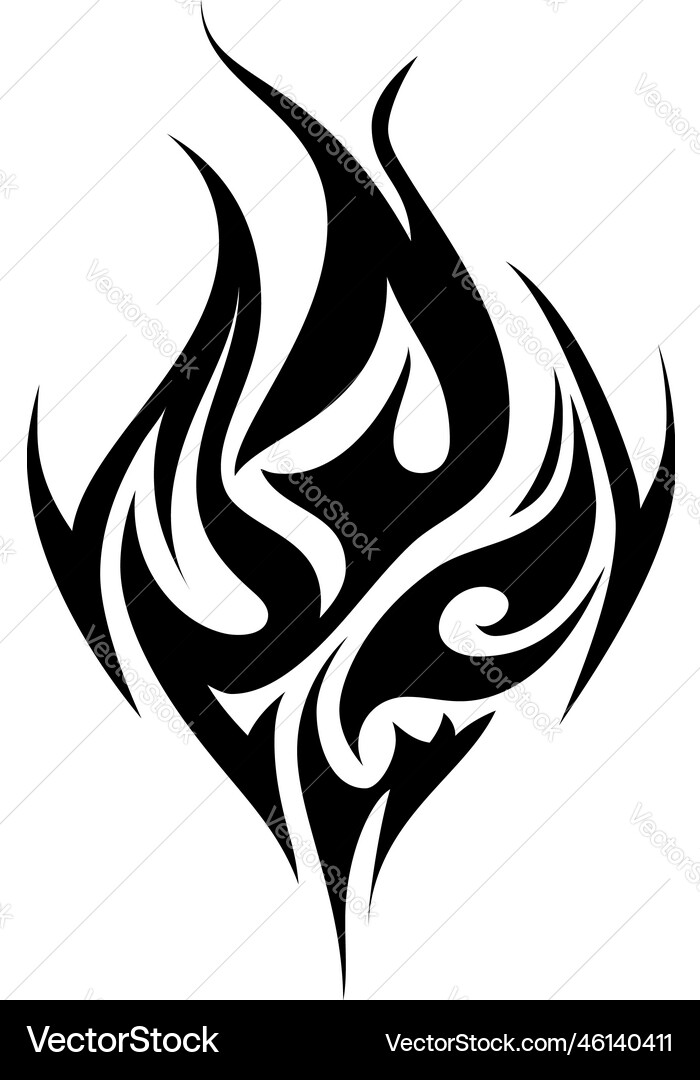Tribal tattoo element Royalty Free Vector Image