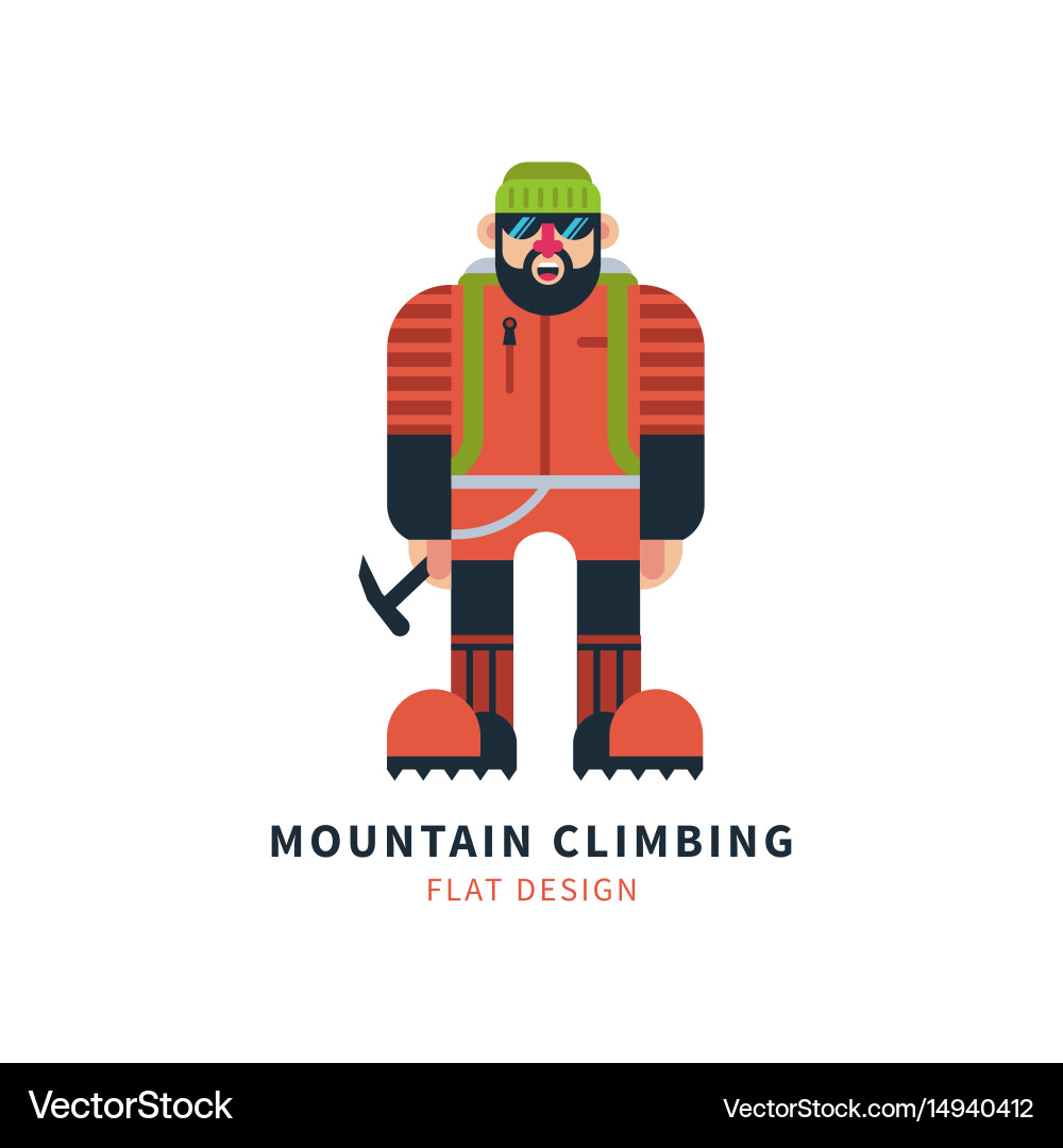 Mountaineer logo Royalty Free Vector Image - VectorStock