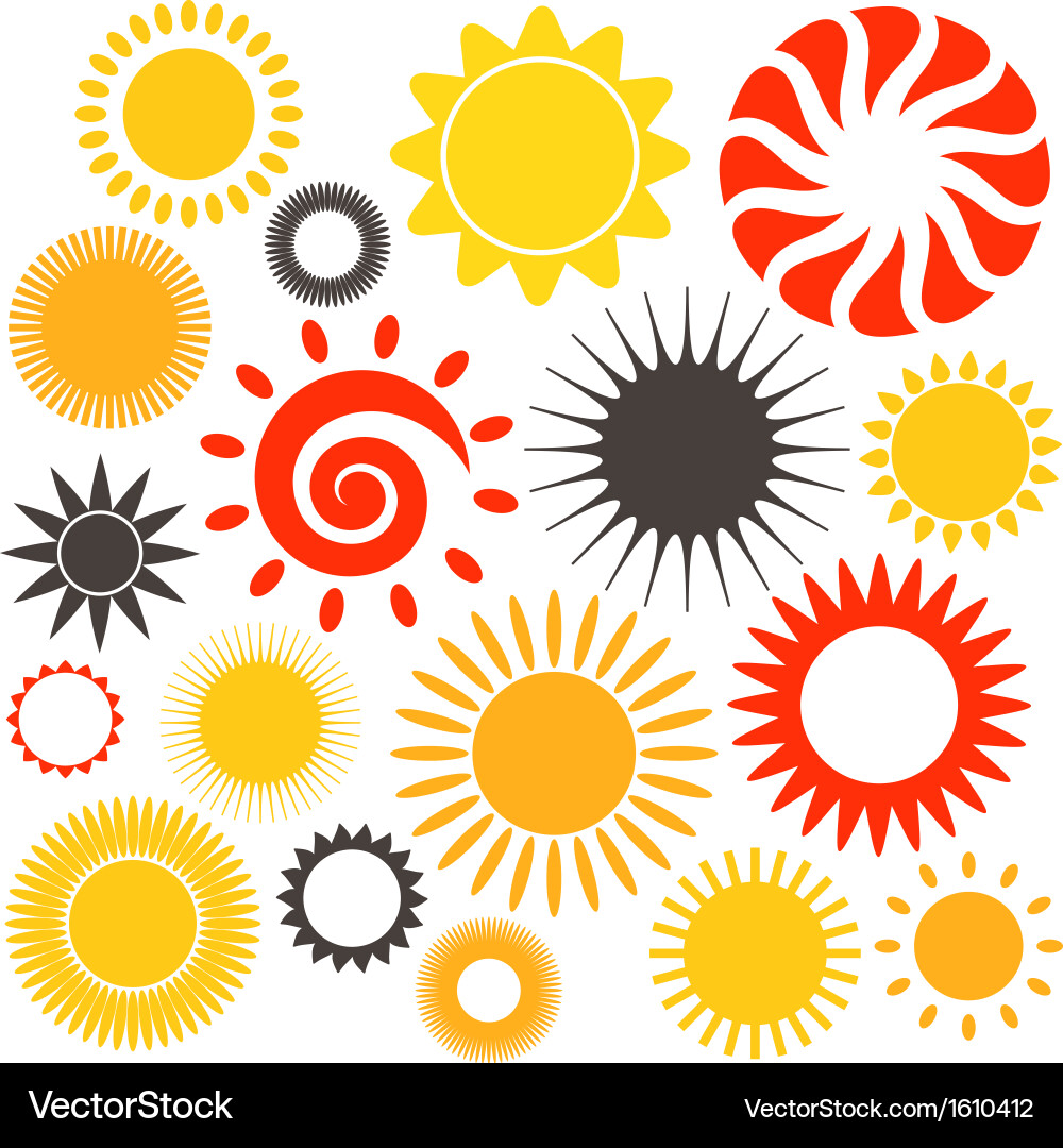 Sun Royalty Free Vector Image - VectorStock