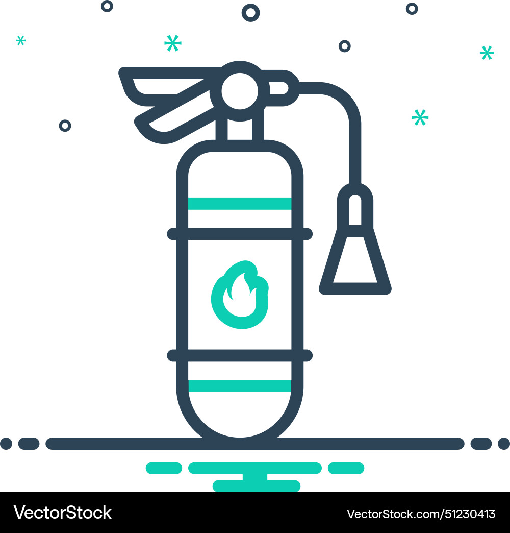 Extinguisher Royalty Free Vector Image - VectorStock