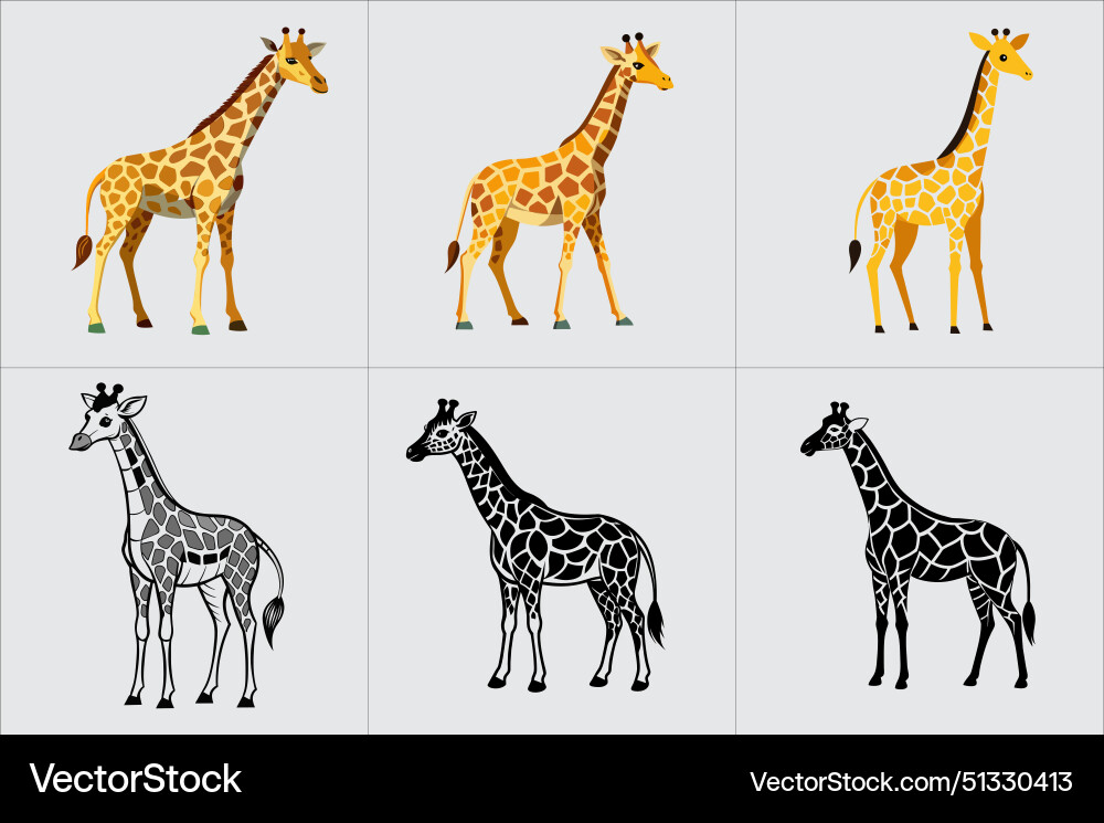 Giraffe Royalty Free Vector Image - VectorStock