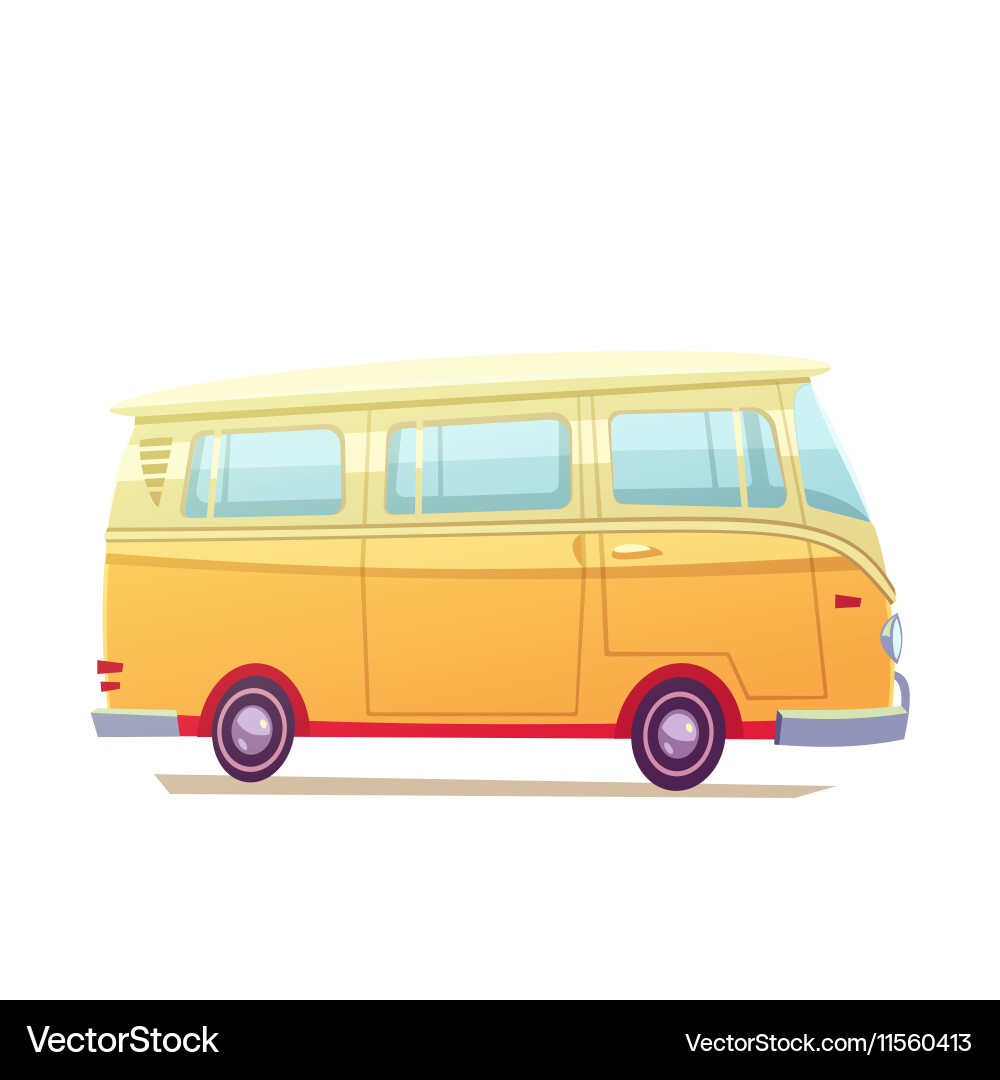 Surf bus Royalty Free Vector Image - VectorStock