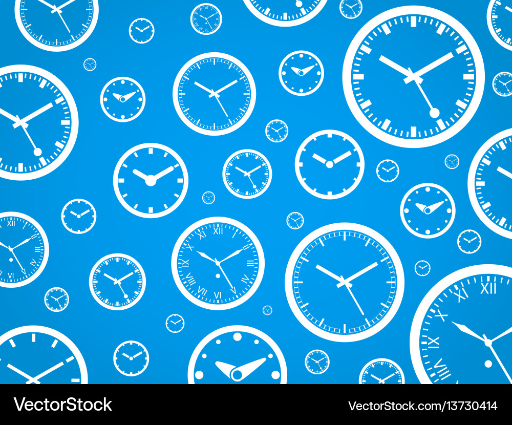Clock background - isolated Royalty Free Vector Image