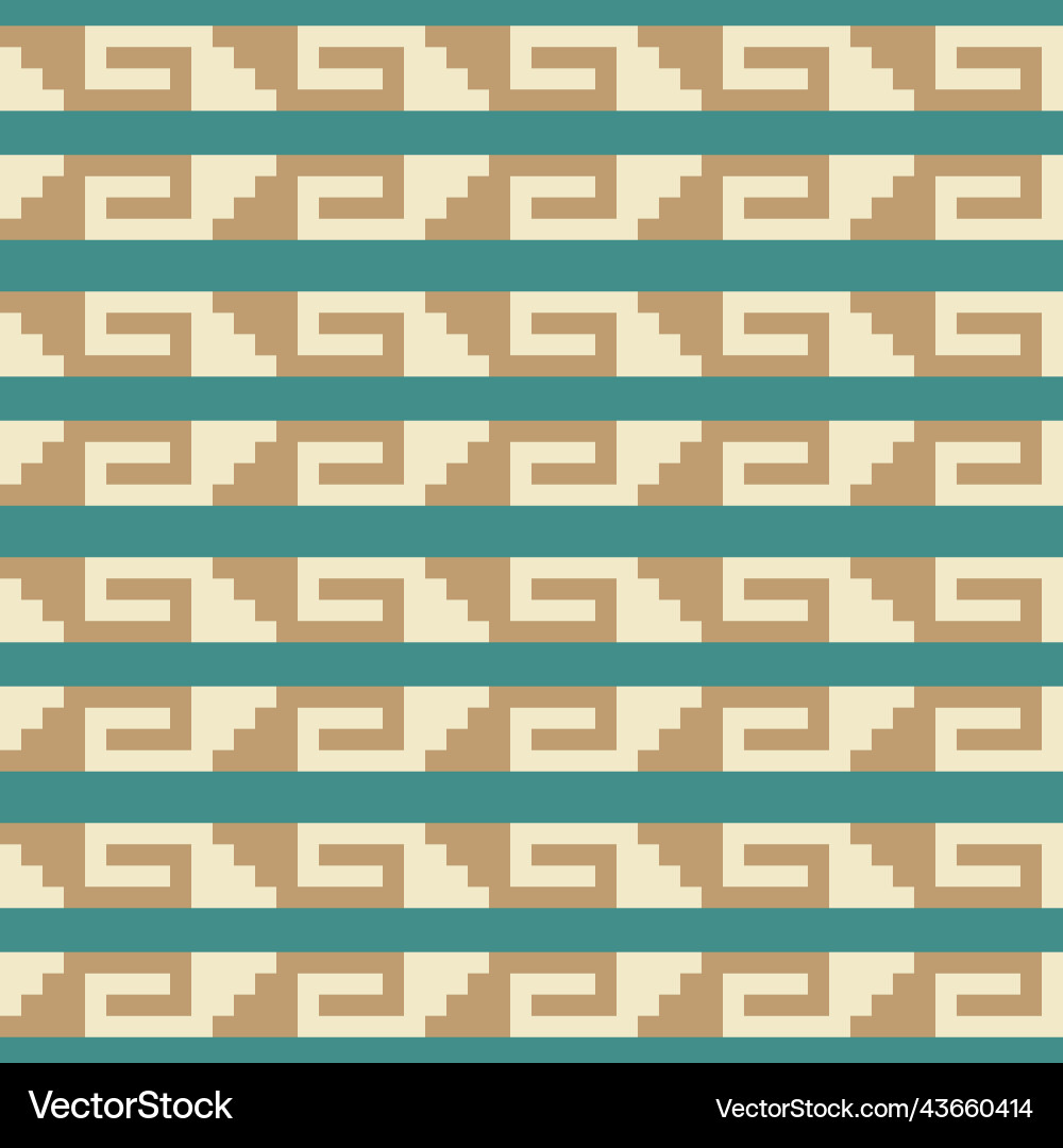 Ethnic geometric pattern seamless Royalty Free Vector Image
