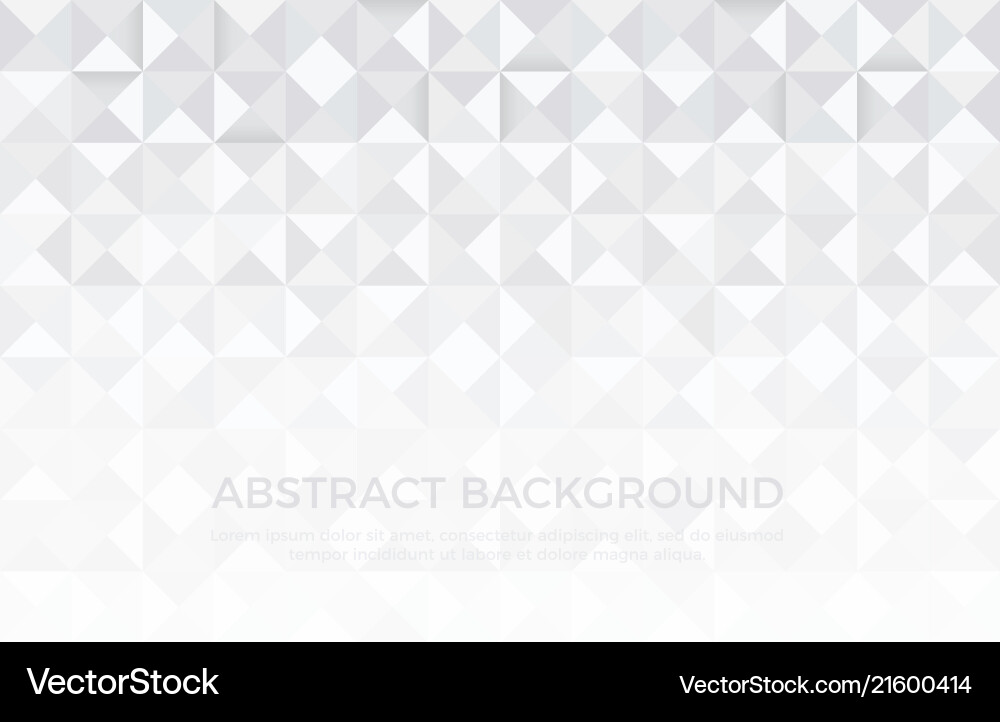 Geometric Gray & White Abstract Background Vector Image
