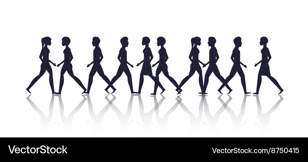A group of people design Royalty Free Vector Image