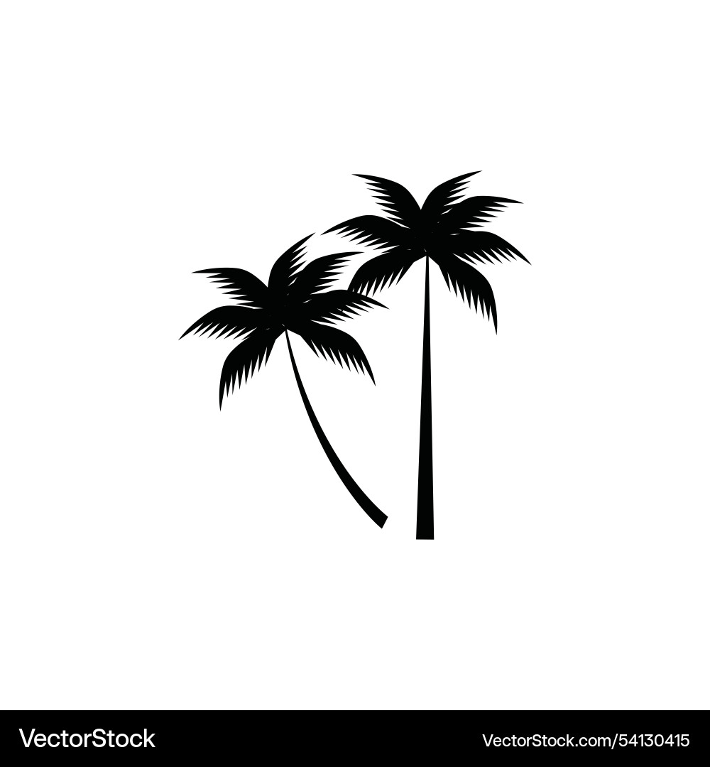 Coconut tree icon Royalty Free Vector Image - VectorStock