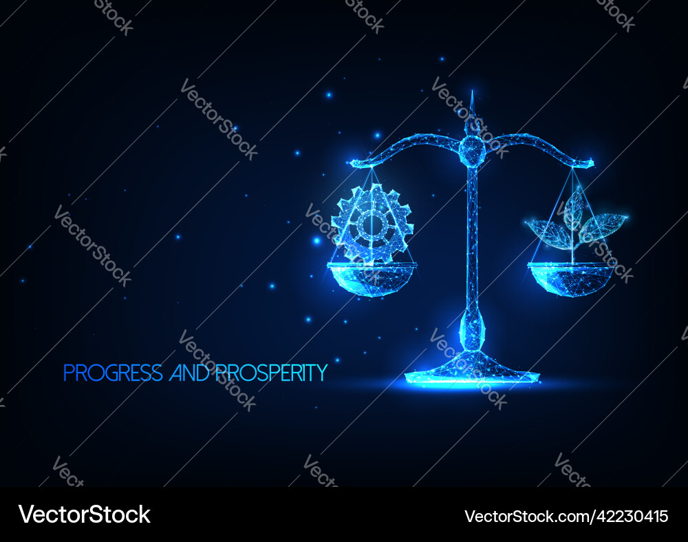 Futuristic business management progress Royalty Free Vector