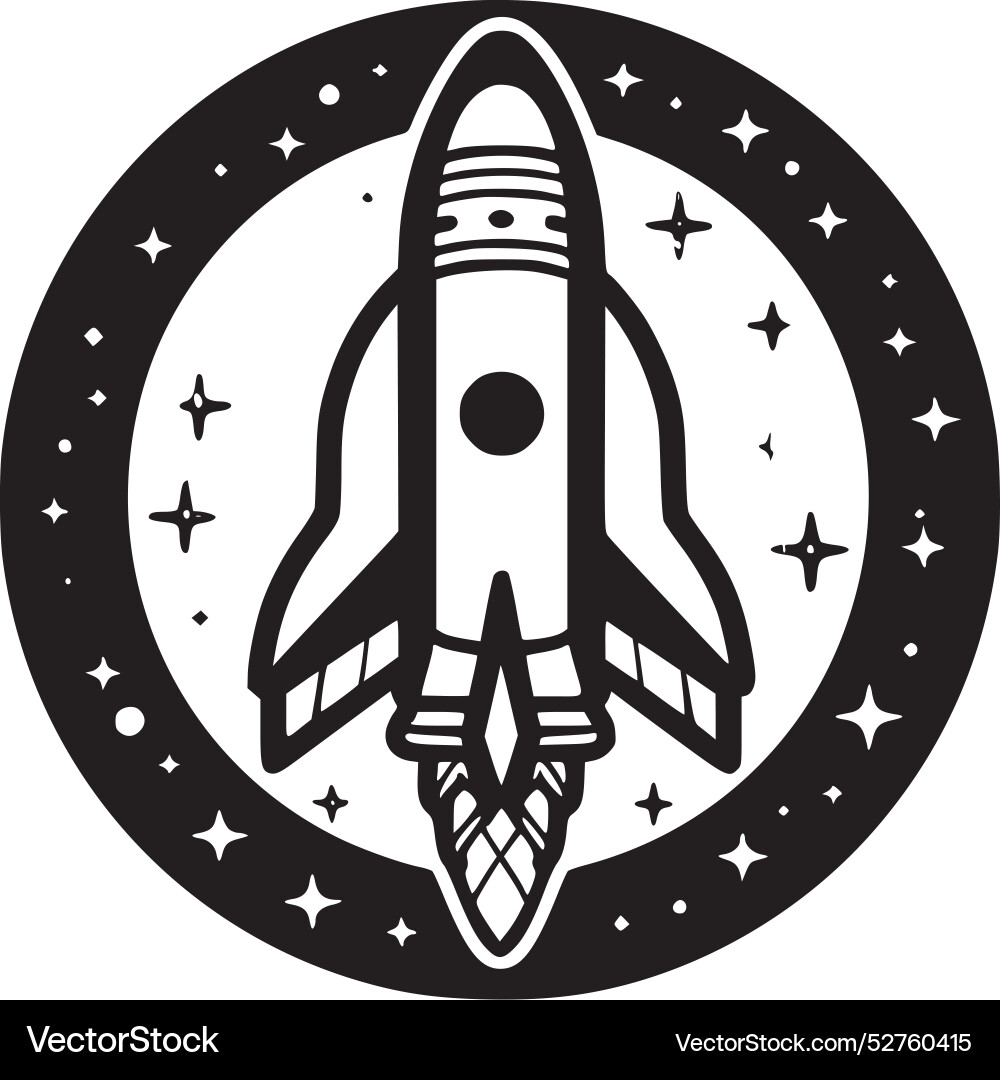 Space - high quality logo ideal for t-shirt Vector Image