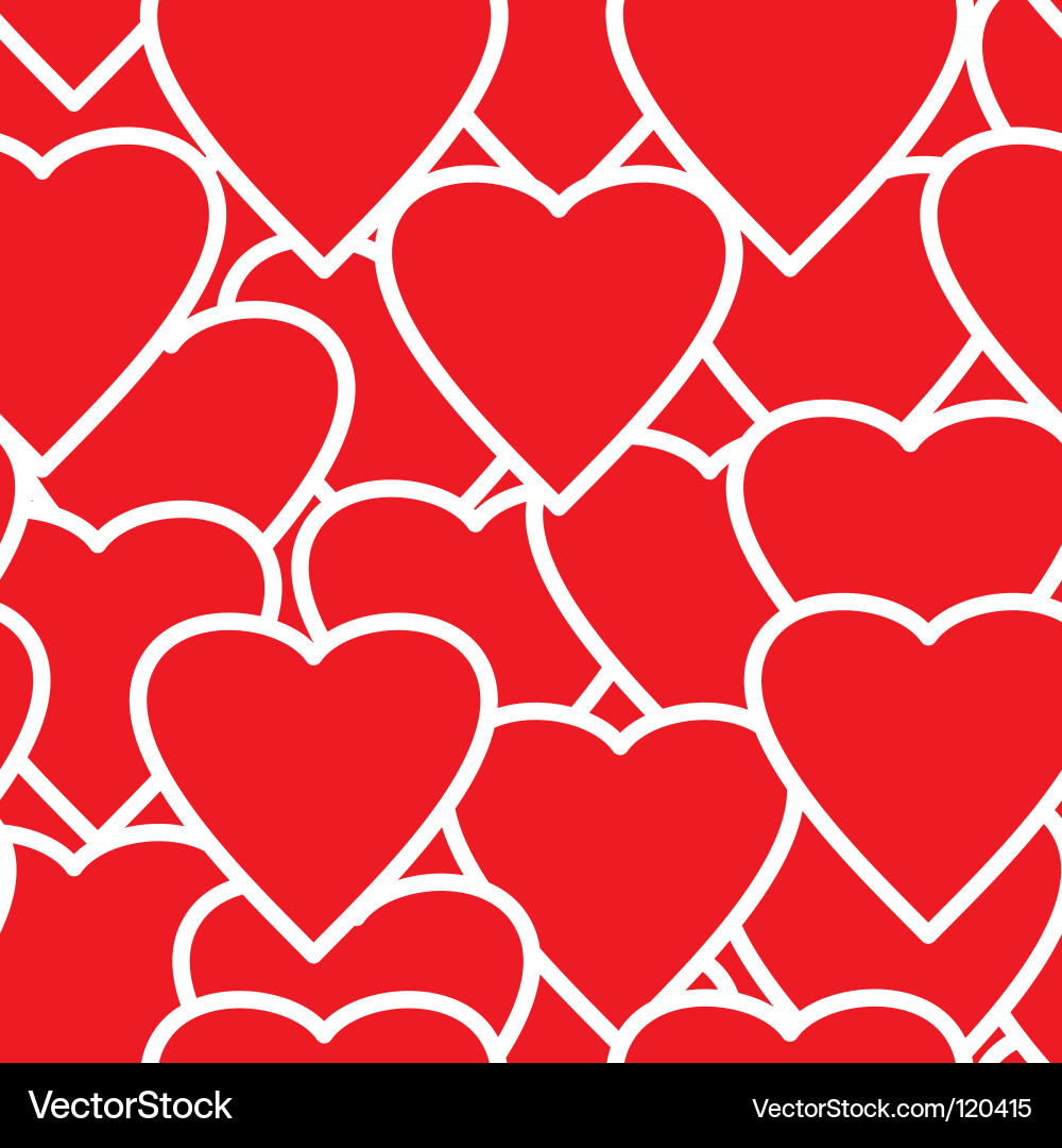 Valentines day abstract seamless background Vector Image