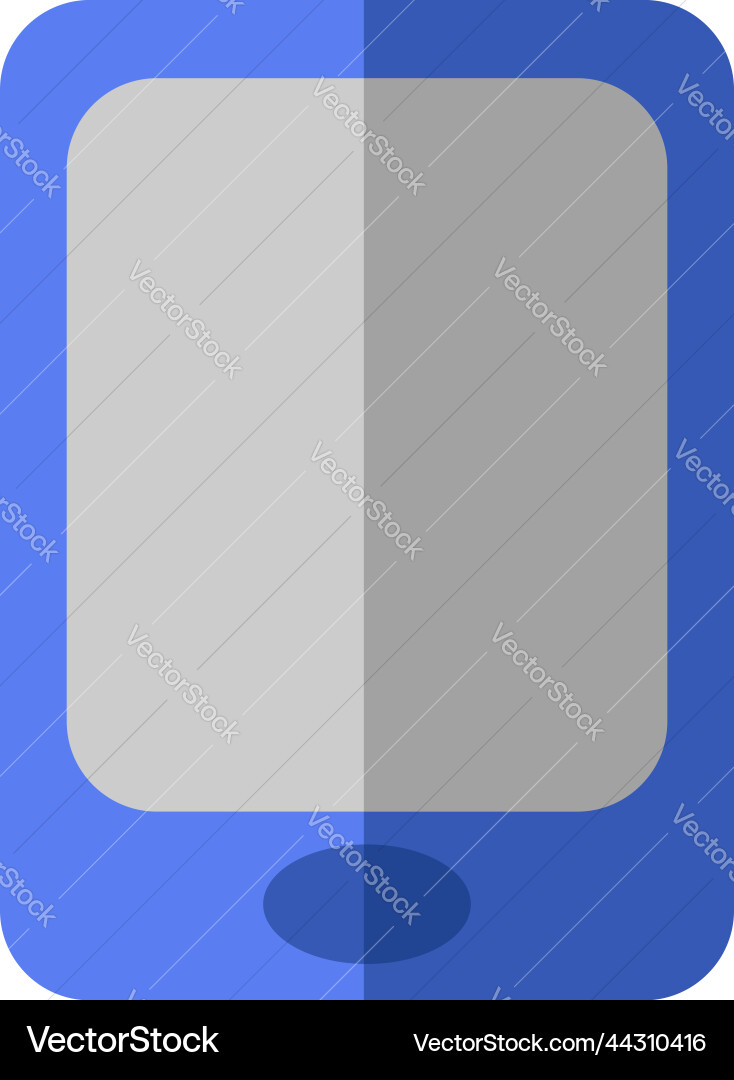 Blue phone on a white background Royalty Free Vector Image