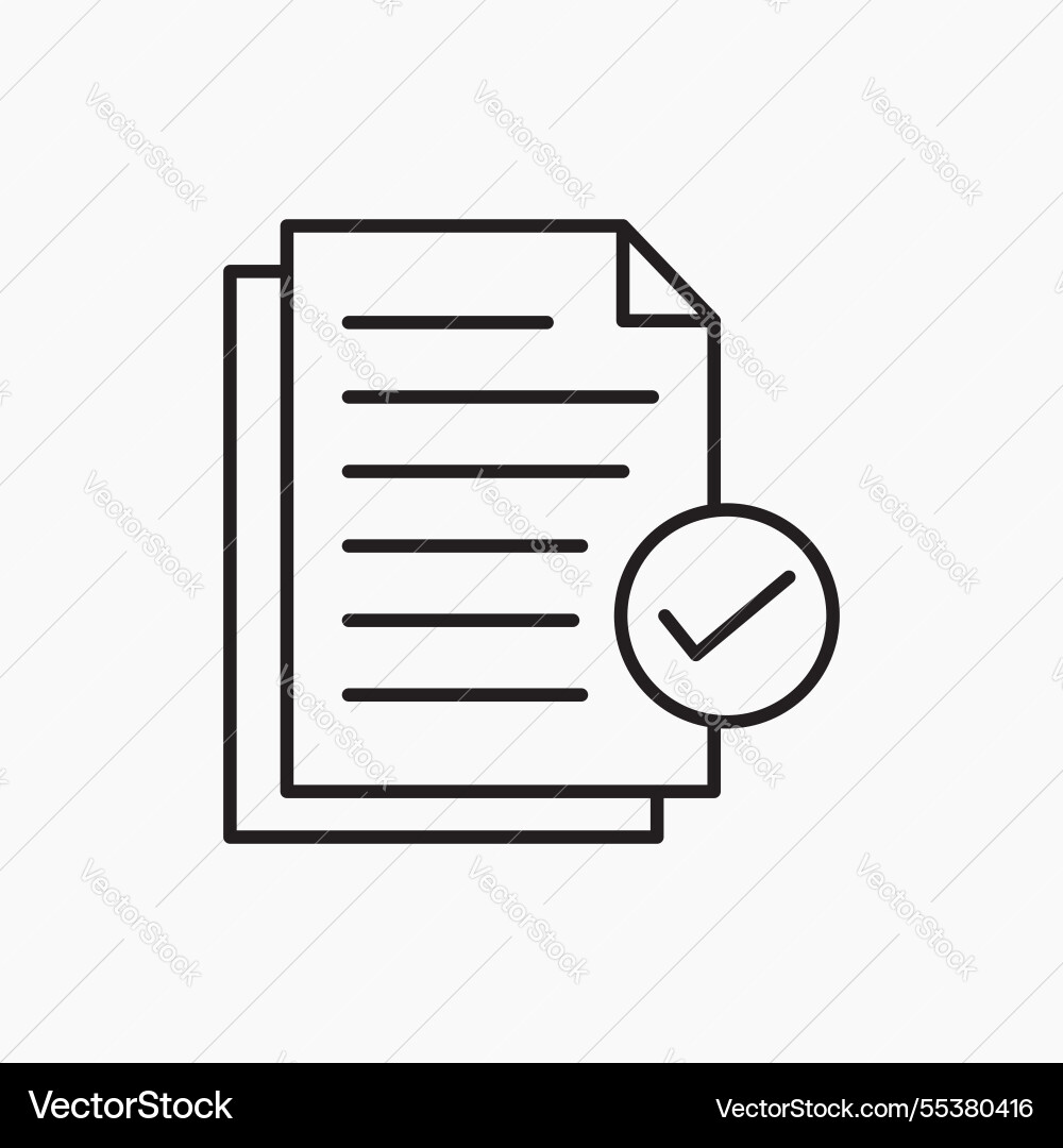 Compliance icon simple Royalty Free Vector Image