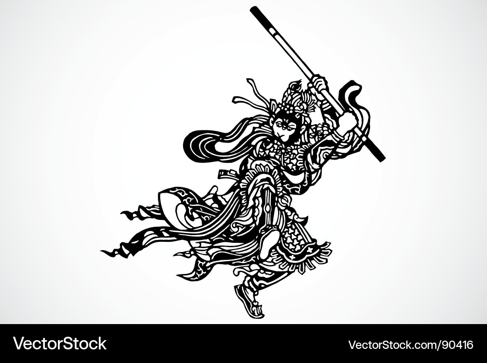 Samurai warrior Royalty Free Vector Image - VectorStock