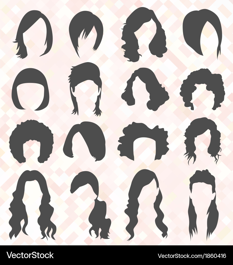 Girls Hair Style Vector Images (over 87,000)