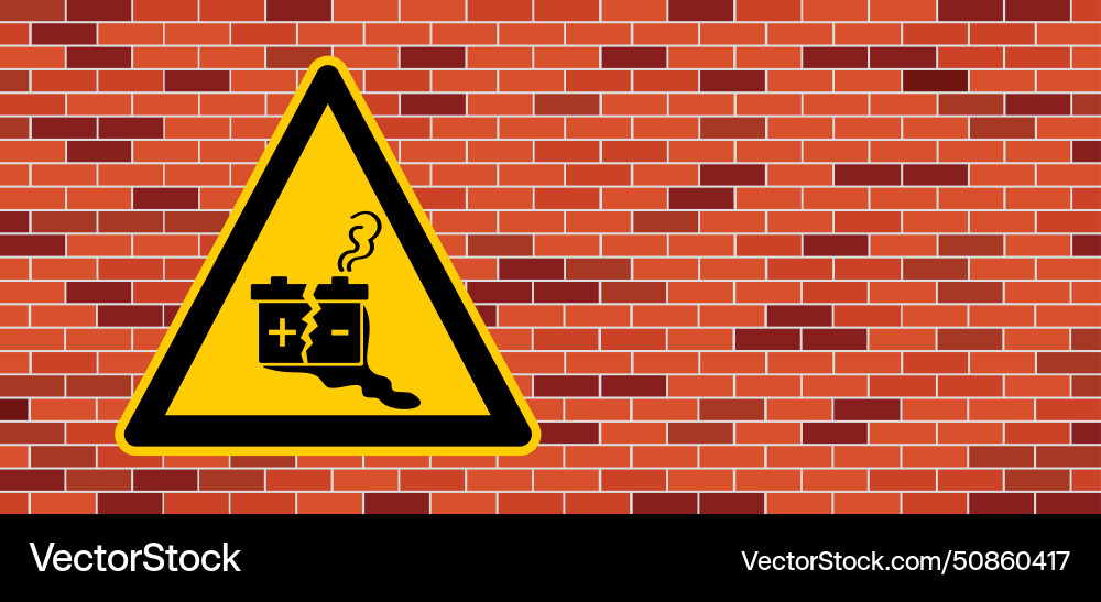 Battery acid leaking batteries leak Royalty Free Vector