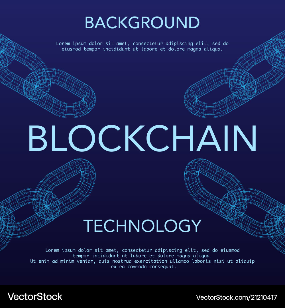 Cross chain wallpaper Royalty Free Vector Image