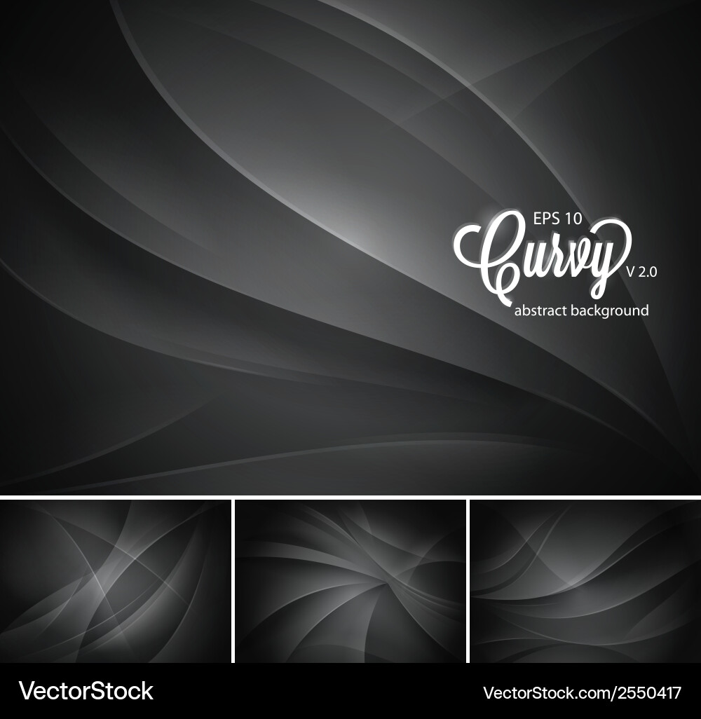 Curvy abstract background Royalty Free Vector Image