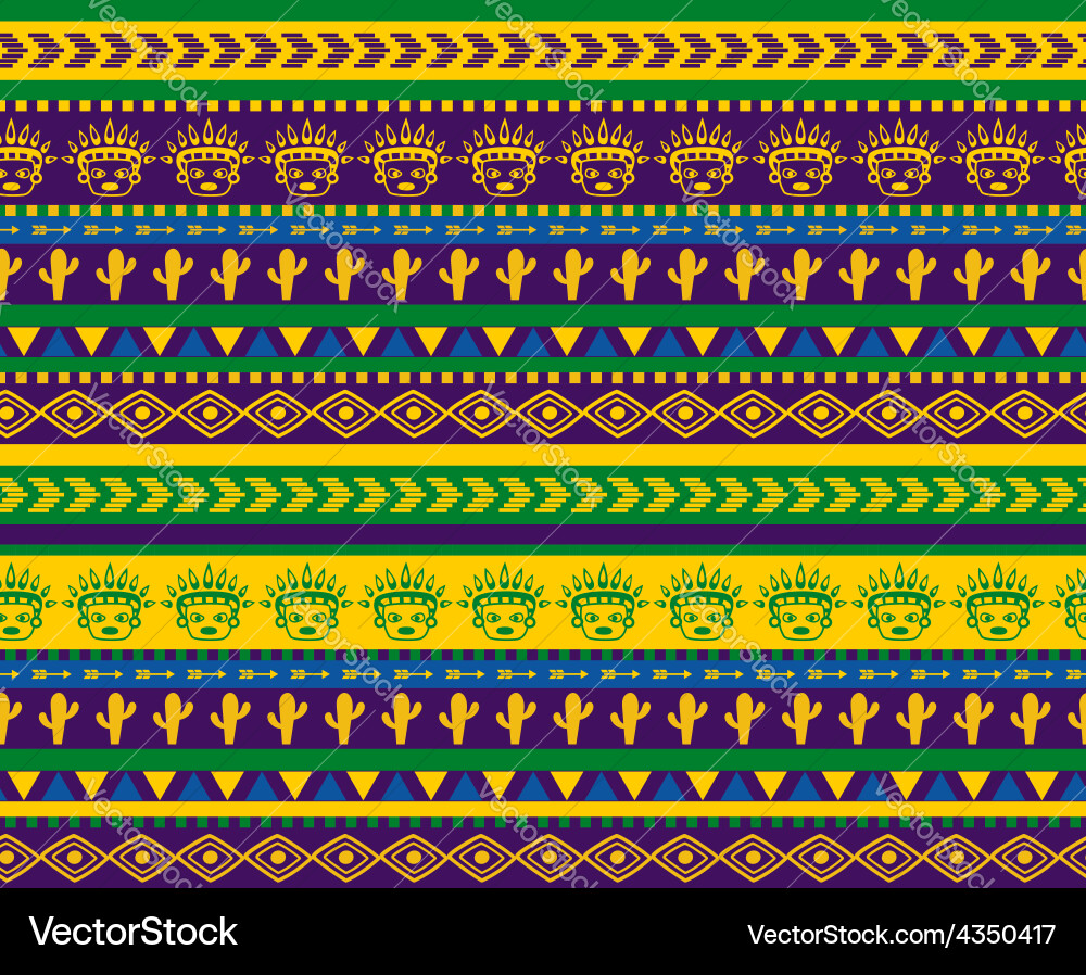 Green warrior pattern Royalty Free Vector Image