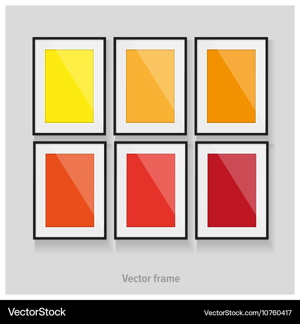 Realistic frame Royalty Free Vector Image - VectorStock