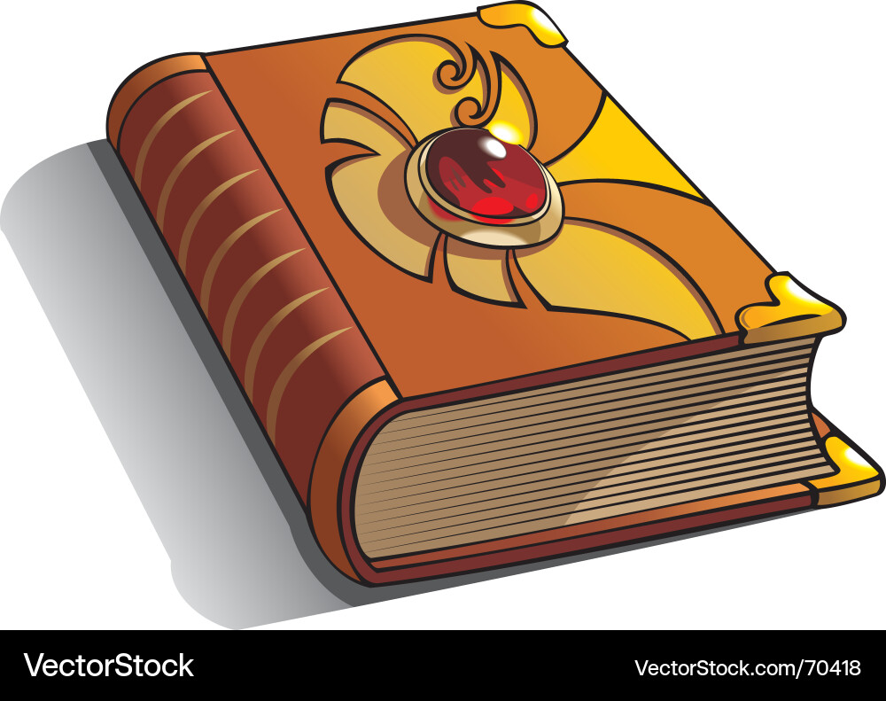 Ancient book Royalty Free Vector Image - VectorStock