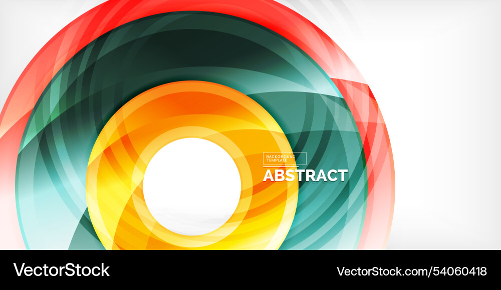 Circles round elements ring shapes premium Vector Image