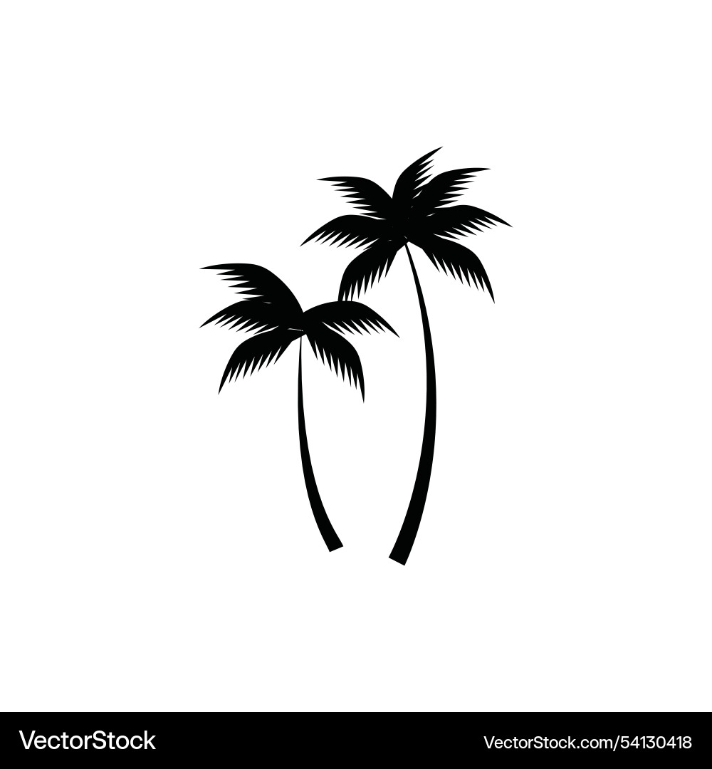 Coconut tree icon Royalty Free Vector Image - VectorStock