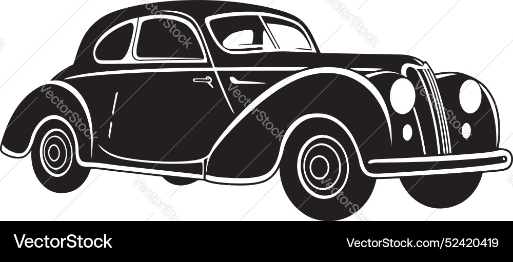 Classic elegance black vintage design Royalty Free Vector