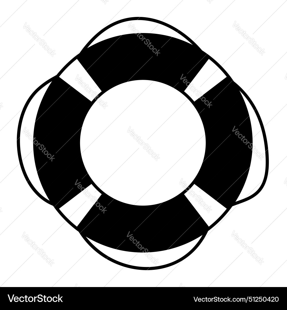 Lifebuoy icon symbol Royalty Free Vector Image